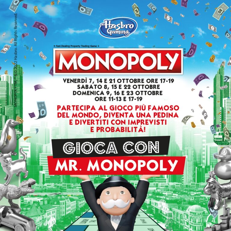 Evento Monopoly Centro Commerciale GranRoma - Thekom